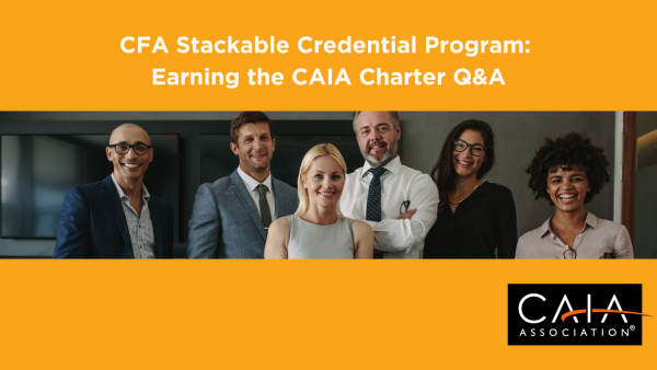 Candidate Orientation Sessions | CAIA Association